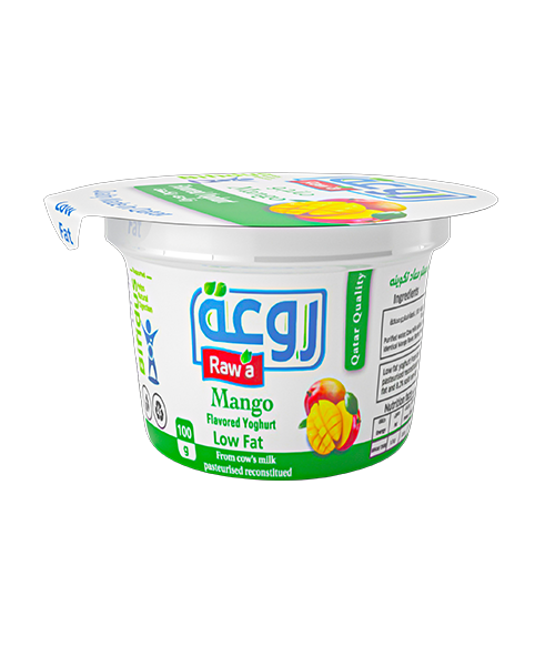RAWA mango flavoured yoghurt low fat 100g - Raw'a