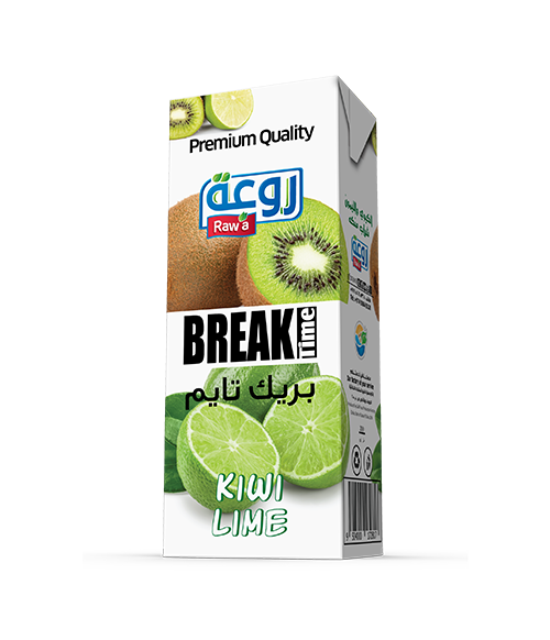 Rawa Break Time Kiwi Lime Drink Long Life 200 ML - Raw'a