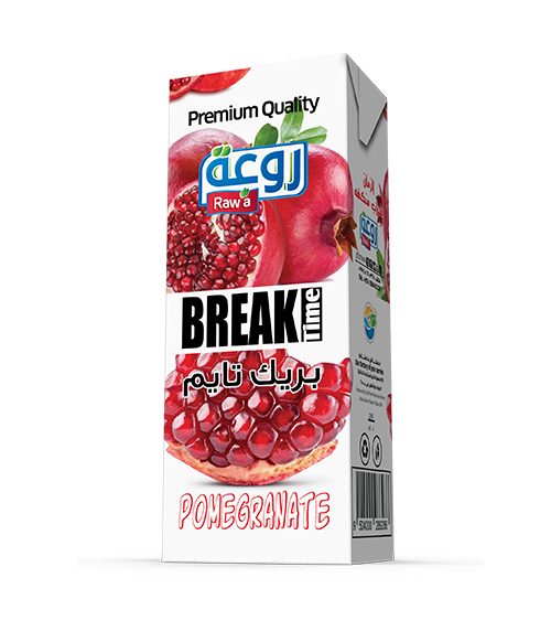 Rawa Break Time Pomegranate Drink Long Life 200 ML - Raw'a