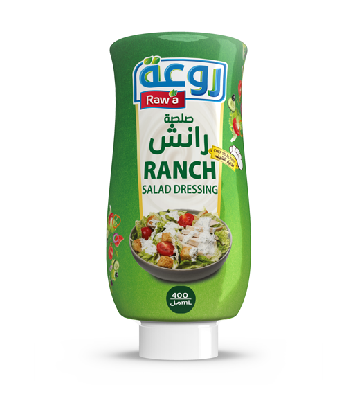 Rawa Ranch Salad Dressing Squeeze 400 Ml - Raw'a