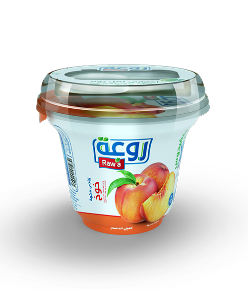 RAWA flavoured peach yoghurt low fat 170g - Raw'a