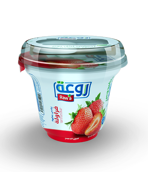 RAWA strawberry flavoured yoghurt low fat 170g - Raw'a